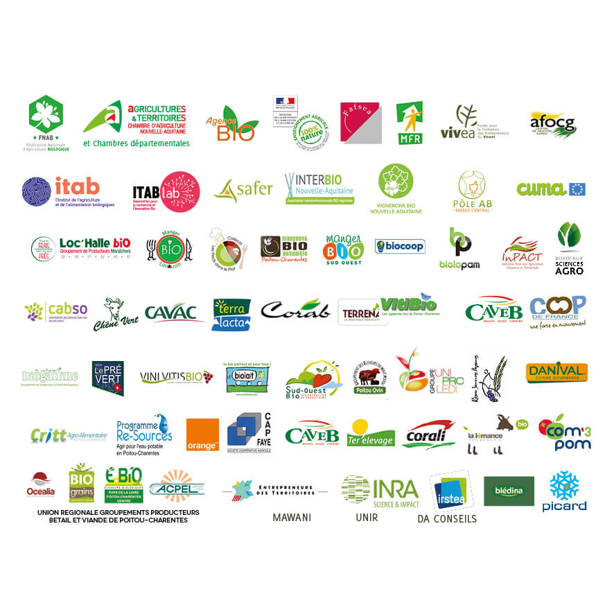 Partenaires de la FRAB Nouvelle-Aquitaine